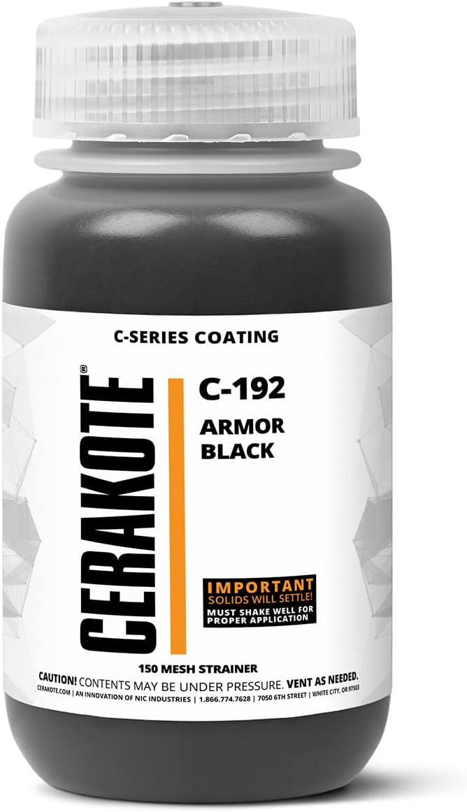 Amazon.com: CERAKOTE® (AIR CURE C-SERIES ARMOR BLACK (16oz) |C-192P ...