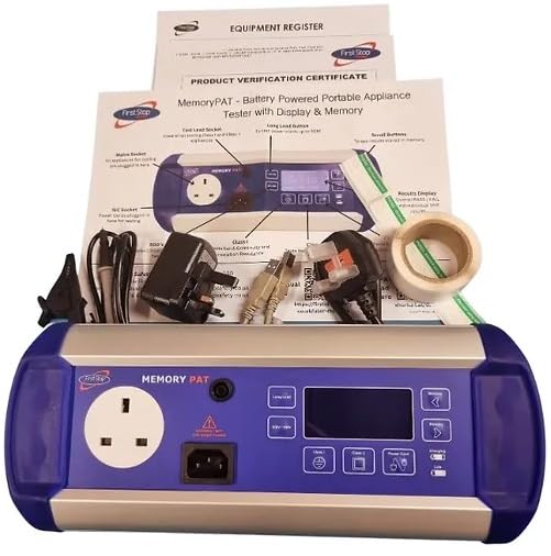 First Stop Safety MemoryPAT PAT Tester + PAT Testing Handbook & Free ...