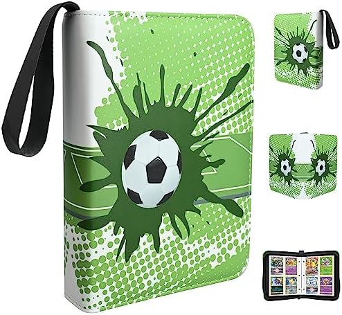 Pulchra Football Cards Album-400 Pockets Trading Card Binder -Game Card ...