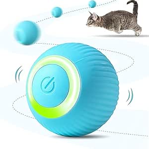 Bola Inteligente Elétrica Pet Interativa Recarregável USB para Gatos e Cachorros Bola que Corre ...
