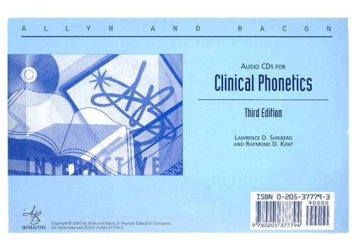 Clinical Phonetics: Amazon.co.uk: Shriberg, Lawrence D., Kent, Raymond ...