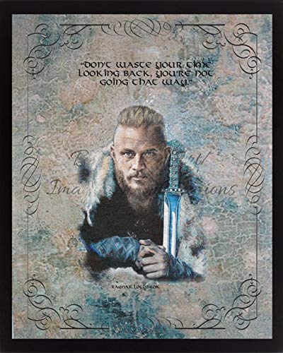 Vikings Ragnar Lagertha (TV Series) Poster Matte Finish Paper Print 12 ...