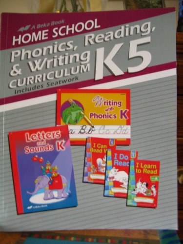 Phonics, Reading, and Writing K5 Curriculum Includes Seatwork.: A Beka ...