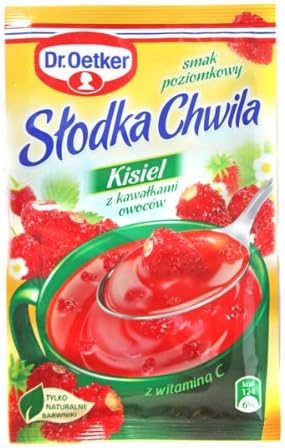 Amazon.com : Dr Oetker Slodka Chwila Kisiel Wild Strawberry 5-pack 5x31 ...