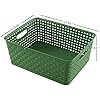 Amazon.com: Rinboat Medium Plastic Baskets for Organizing, Plastic ...