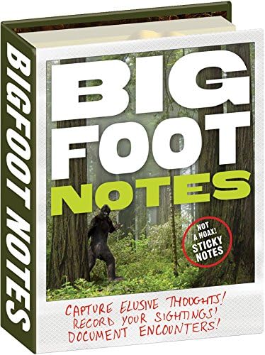 Bigfoot Notes – The Classic Cryptid Sticky Notes Booklet – BigaMart