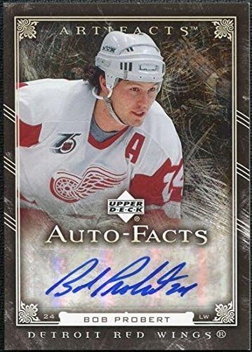 2006/07 Artifacts Autofacts #AFBP Bob Probert Autograph - Upper Deck ...