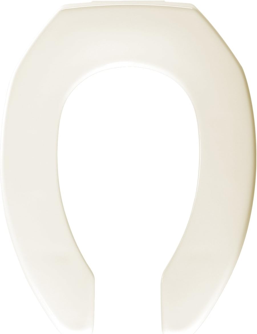 Amazon.com: BEMIS 1955CT 006 Commercial Heavy Duty Open Front Toilet ...