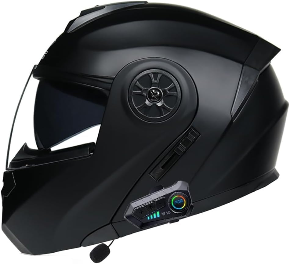Amazon.com: Bluetooth Modular Motorcycle Helmets, DOT/ECE Approved Full ...