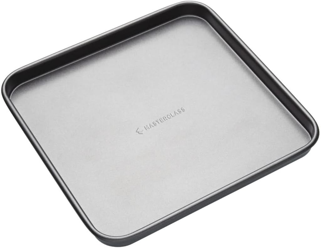 Amazon.com: Master Class 26cm/10 Non-Stick Square Baking Tray Sheet Pan ...
