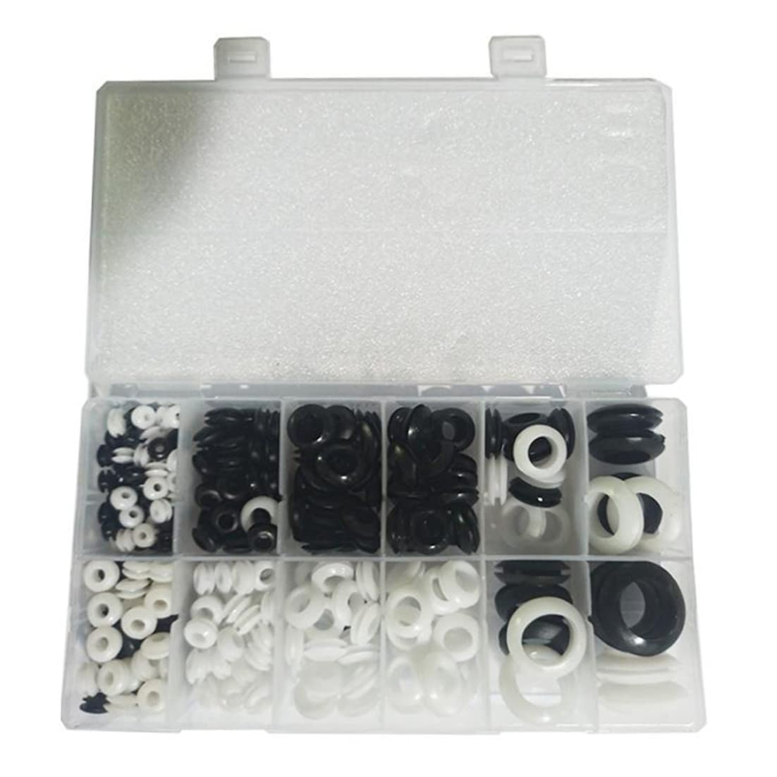 Buy Rubber o-Rings Range kit nbr Sealing Lines Repair Seal Black White ...