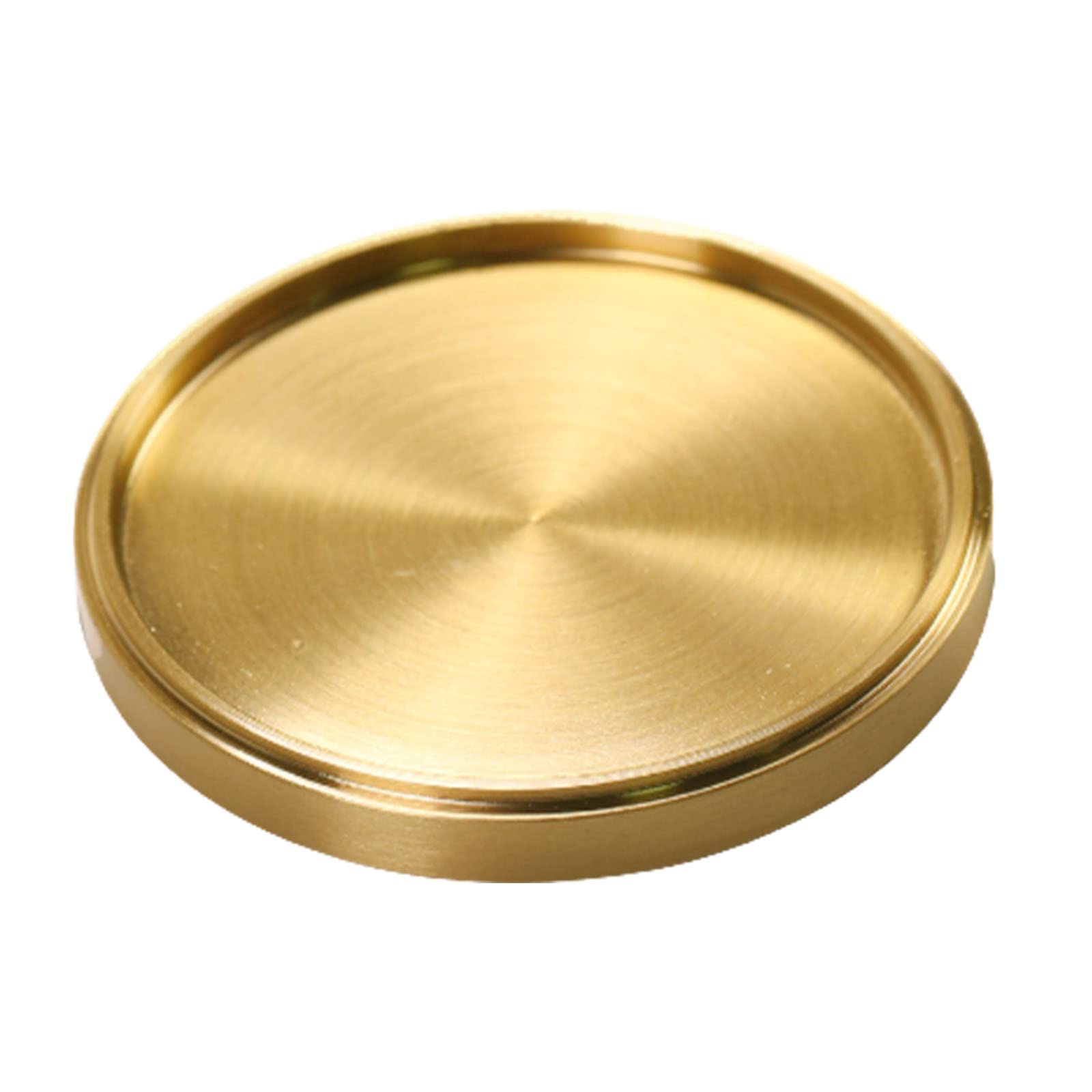 Amazon.com: Round Cup Coaster Brass Non-slip Drink Holder Cup Mat for ...