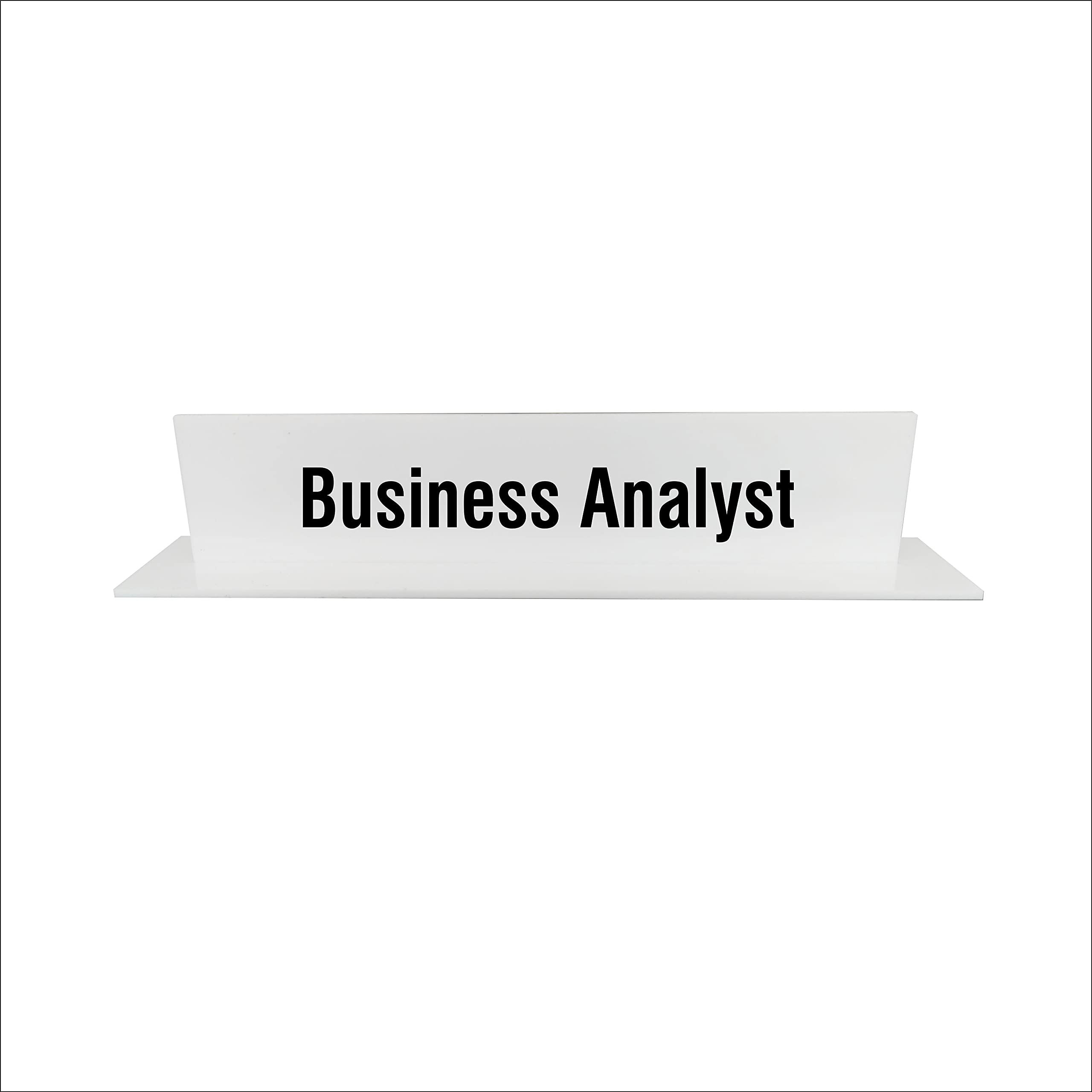 Buy SIGNOOGLE® Business Analyst Position Name Table Stand Sign Board ...