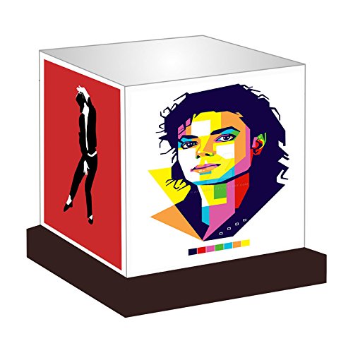 Buy Michael Jackson LED Night Lamp Gift for All Occasions Size 8 x 8 x ...