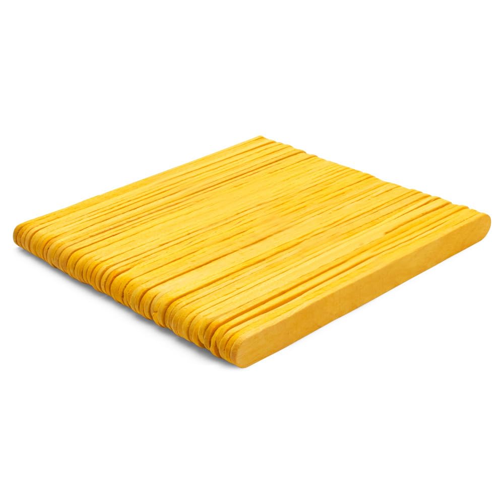 Amazon.com: Yellow Popsicle Sticks for Crafts 4-1/2 inch, Pack of 100 ...