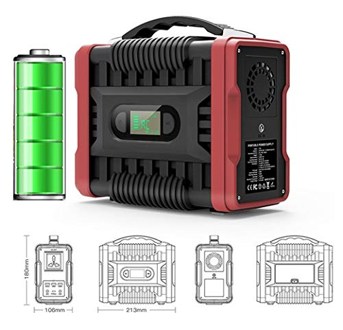 Camping battery backup power supply, portable power station, 222Wh ...