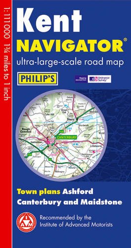 Philip's Navigator Road Map Kent: Amazon.co.uk: Philip's Maps ...