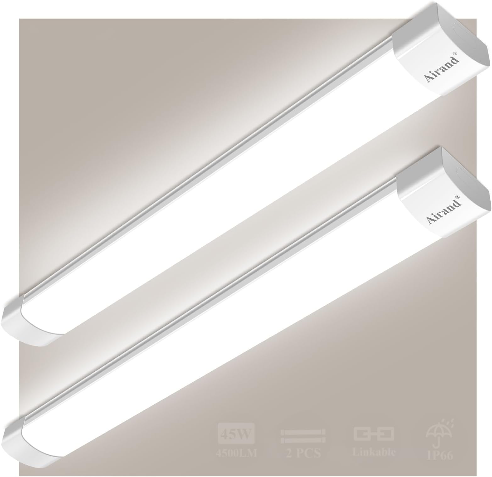 2 Pièces Neon Led Barre 150cm Reglette Led Tube 45W 4500LM Luminaire ...