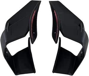 Amazon.com: Motorcycle Retrofit Aerodynamic Side Fixed Wing Winglet ...