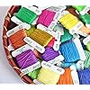 Amazon.com: Rainbow Embroidery Floss String - Cross Stitch Thread ...