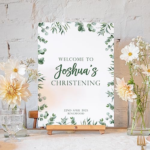 Manta Makes Personalised eucalyptus housewarming party sign | new home ...