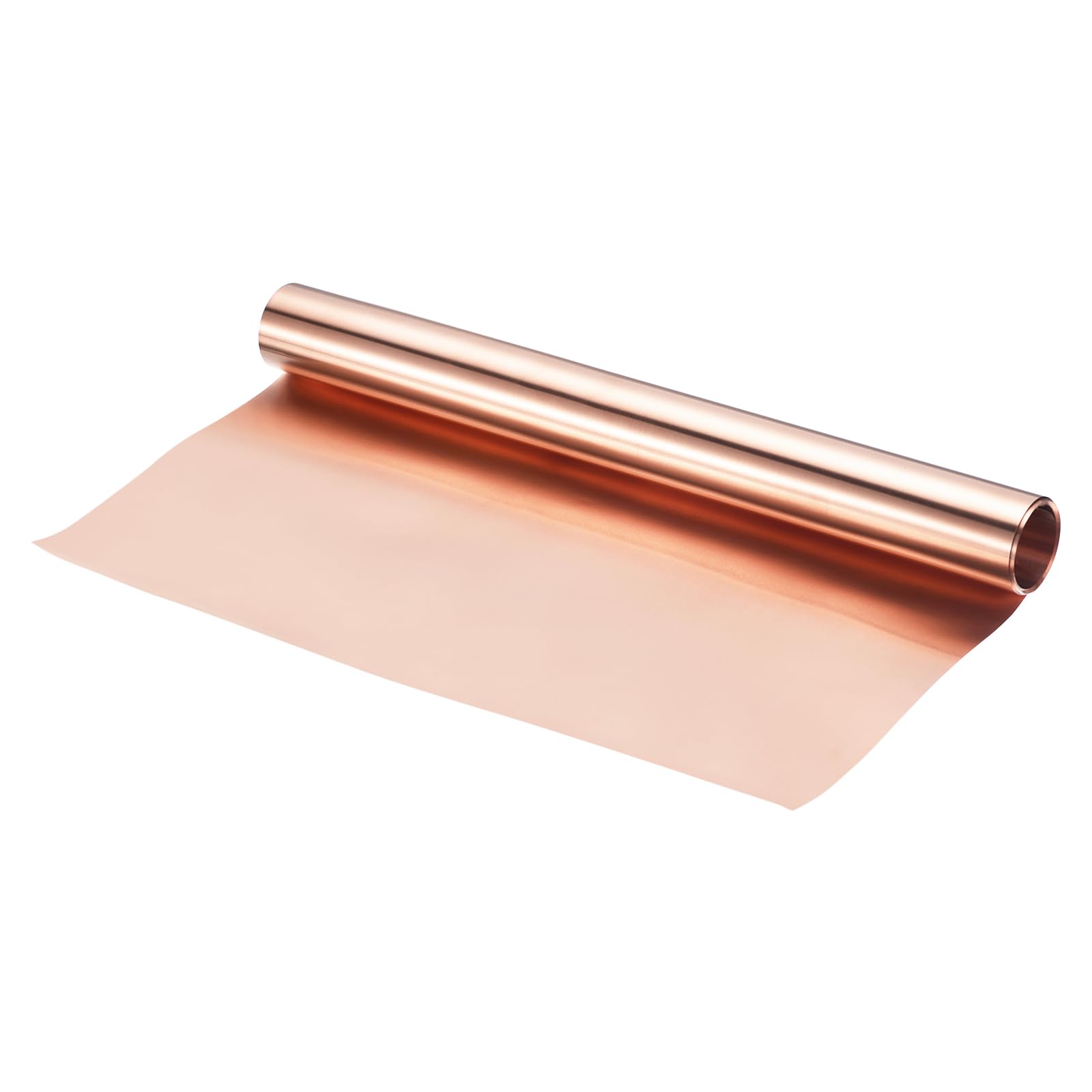 uxcell Copper Sheet Roll 2000mm x 300mm x 0.1mm, 99.9% Pure Copper ...