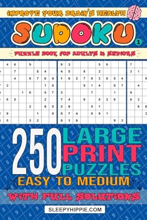 Ultimate Sudoku Challenge: 250 Eye-Friendly Large Print Puzzles for All ...