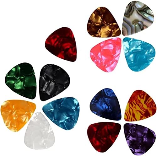 Imaginea Guitar Picks for Acoustic Guitar, Unique Plectrum Multi-Color ...