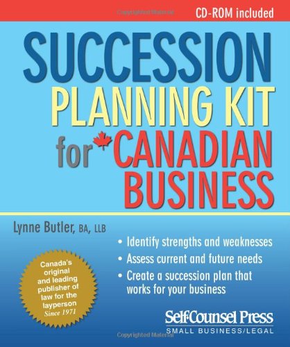 Buy Succession Planning Kit for Canadian Business Book Online at Low ...