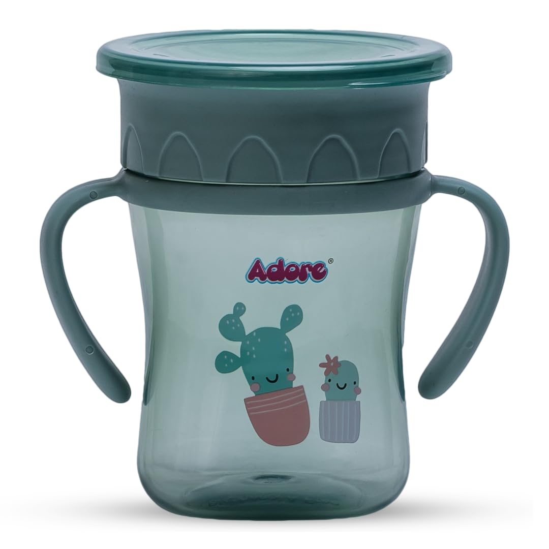 Buy Adore Magic 360 Spoutless Sipper Cup with Handle |Baby Water Bottle ...