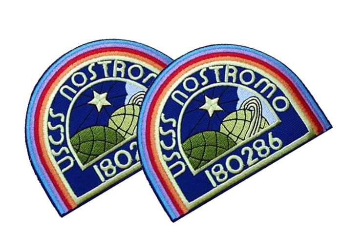 2 x ALIEN USCSS NOSTROMO Crew Uniform Movie Accurate Embroidered ...