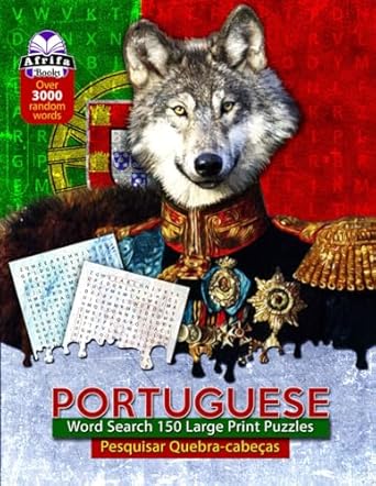Portuguese Word Search 150 Large Print Puzzles With Solutions ...
