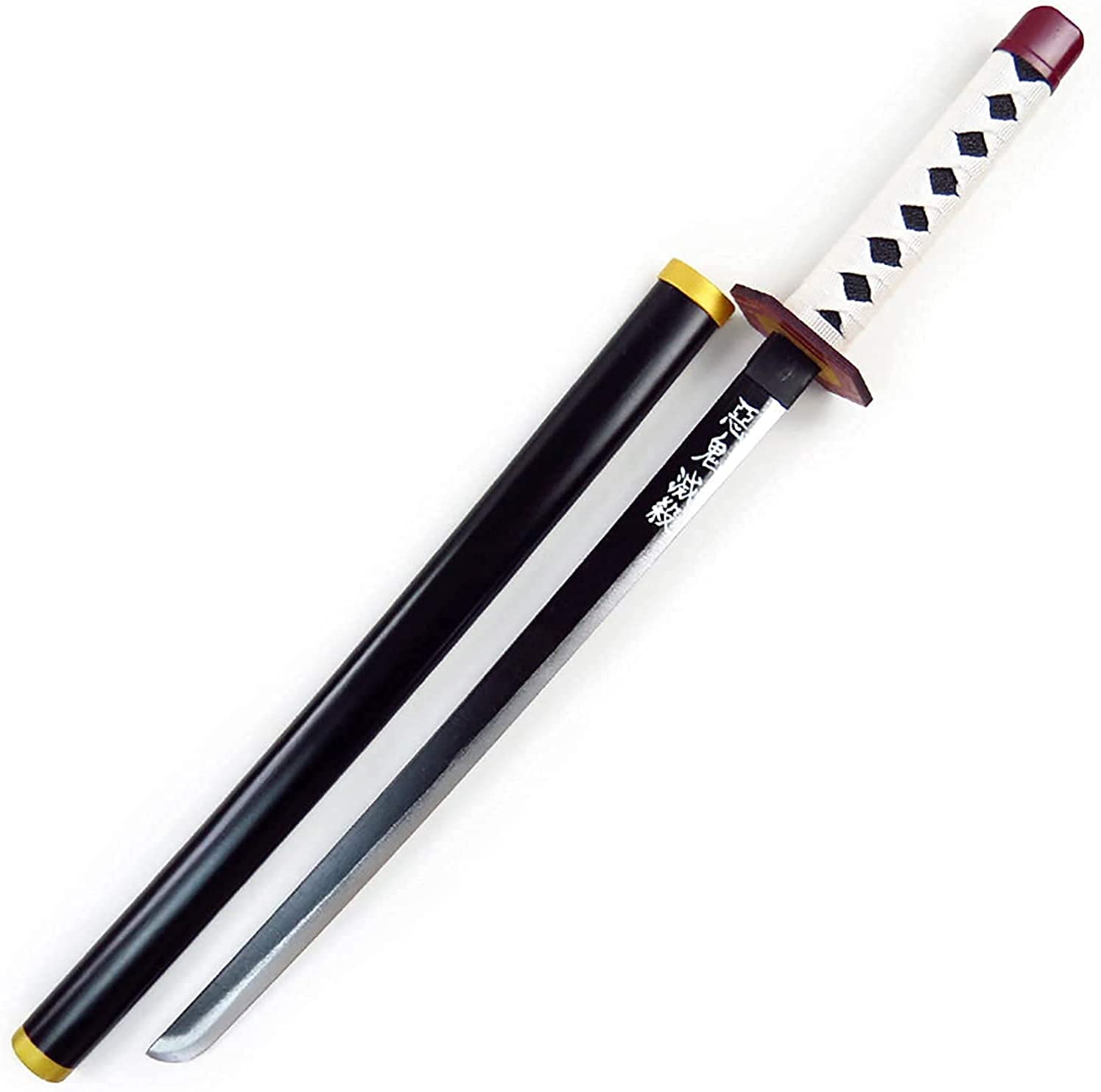 Buy Demon Slayer Cosplay Wooden Props Anime Lover Nichirin 80cm Abs ...