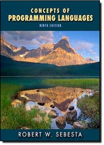 Concepts of Programming Languages (9th Edition) 9th (ninth) by Sebesta ...