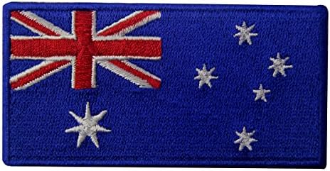 Amazon.com: Australia Flag Embroidered Patch Australian Iron On Sew On ...