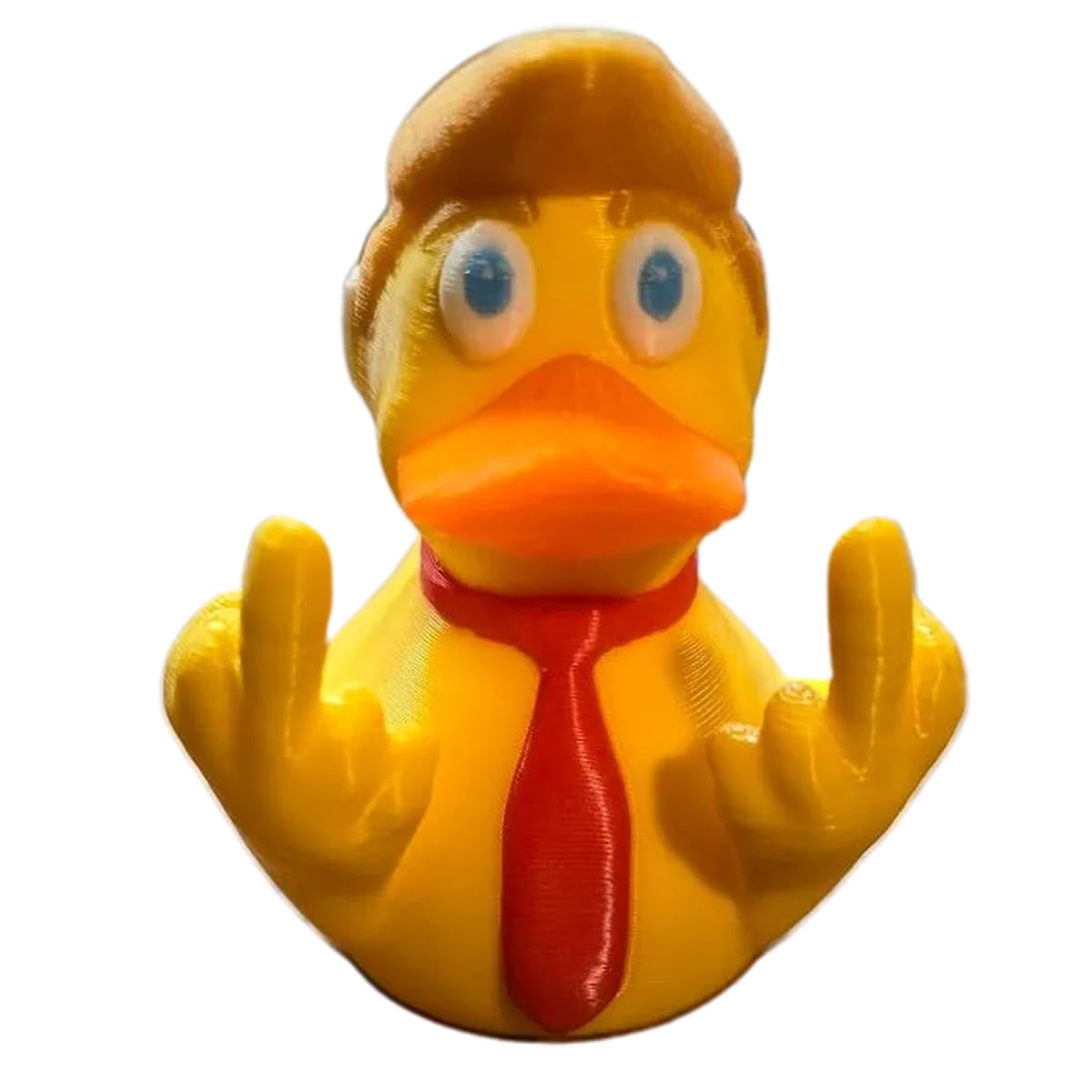 Double Middle Finger Duck With Ear Bandaid Trump Middle Finger ...