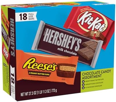 Amazon.com: HERSHEY'S, KIT KAT and REESE'S Assorted Milk Chocolate ...