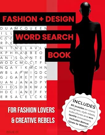 Fashion + Design Word Search Book: For Fashion Lovers and Creative ...