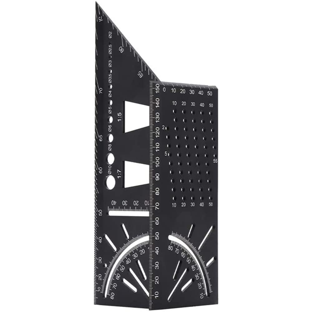 3d Miter Angle Measuring Ruler Precision Square Woodworking Tools 45 ...