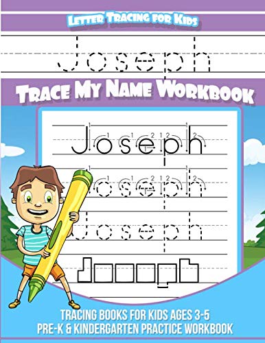 Joseph Letter Tracing for Kids Trace my Name Workbook: Tracing Books ...