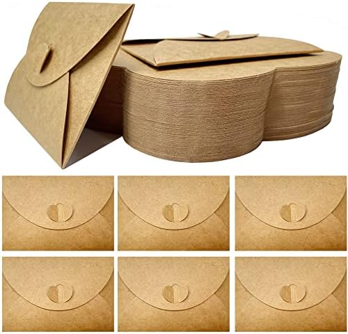 42 PCS Gift Card Envelopes Coloured Pearlescent Paper Mini Envelopes ...