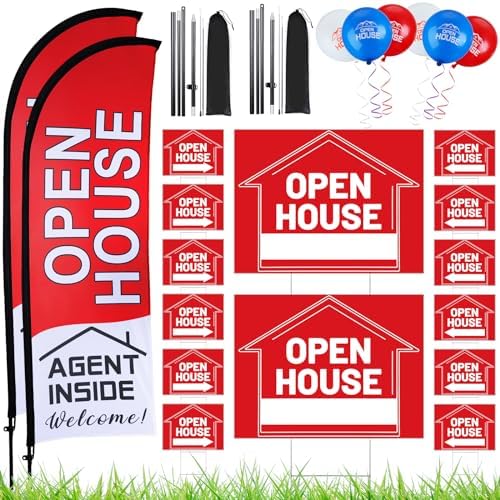 Amazon.com: Buryeah 106 Pcs Real Estate Agent Supplies Accessories, 2 ...