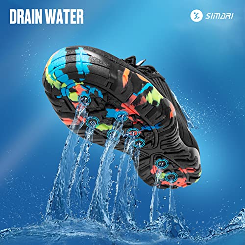 Buy SIMARI Unisex Water Sports Shoes Barefoot Slip-on Indoor Outdoor ...