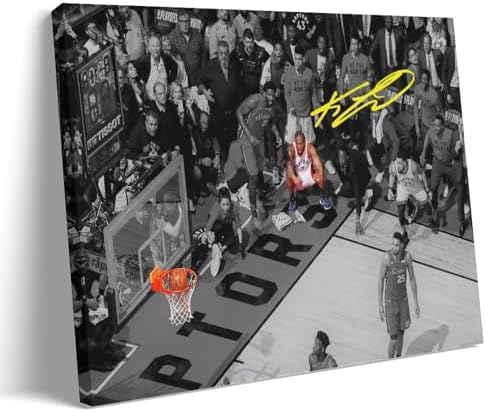 XIBANY Kawhi Leonard Poster Basketball Player Canvas Print Art Poster ...