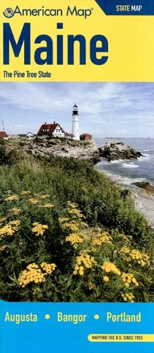 Amazon.com: Maine State Map: The Pine Tree State (American Map ...
