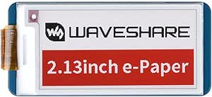 Coolwell Waveshare 2.13Inch E-Ink Display HAT 250x122 Three Color E ...
