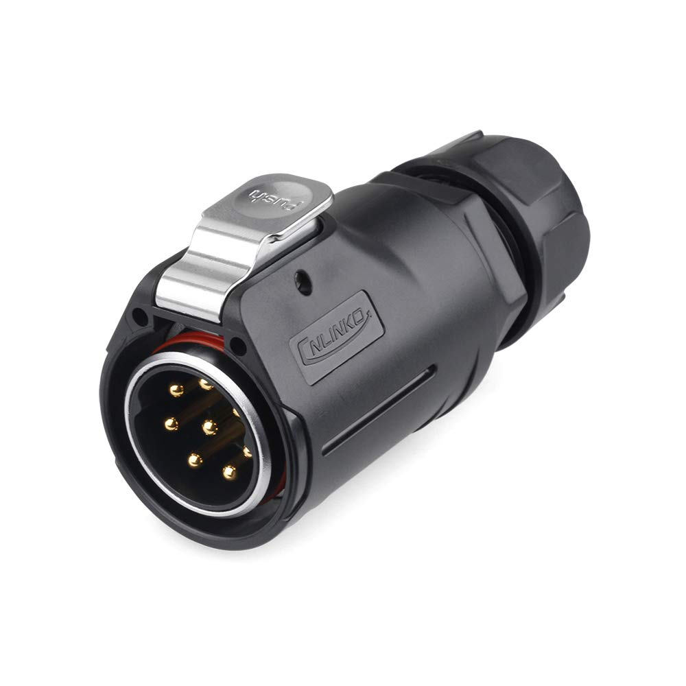 Cnlinko M28 Aviation 8 Pin Quick Connector Male Plug Waterproof ...