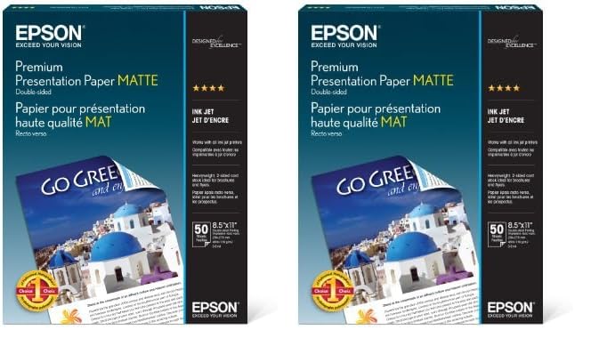 Amazon.com : Epson Premium Presentation Paper MATTE (8.5x11 Inches ...