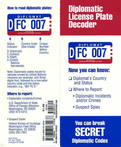 Amazon.in: Buy Diplomatic License Plate Decoder Book Online at Low ...