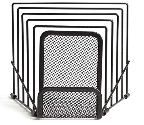 Snapklik.com : Metal Incline Desktop File Sorter, Wire File Organizer ...